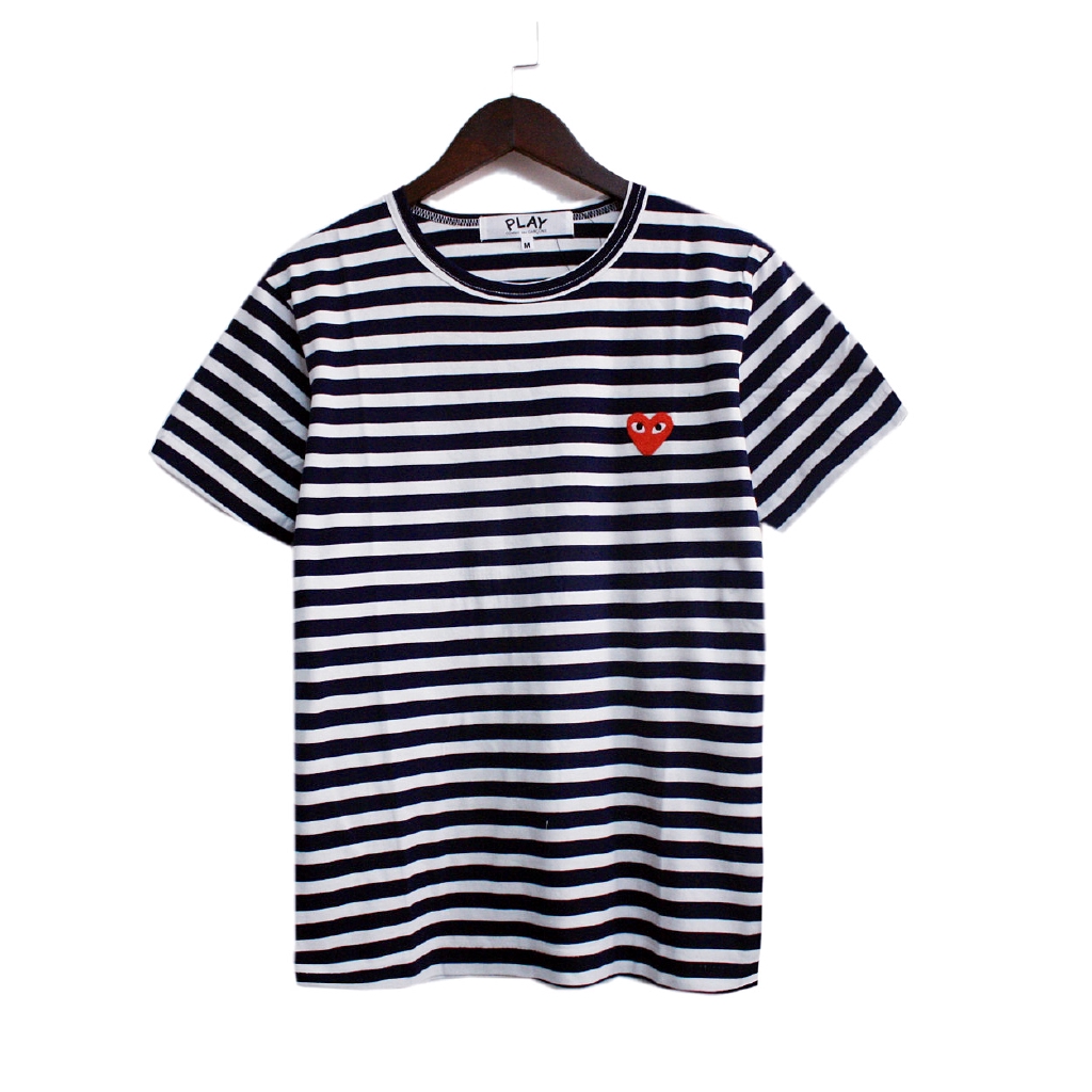 CDG PLAY T-Shirt Women Unisex Tops Blouse Tee Cotton Shirt | Shopee ...
