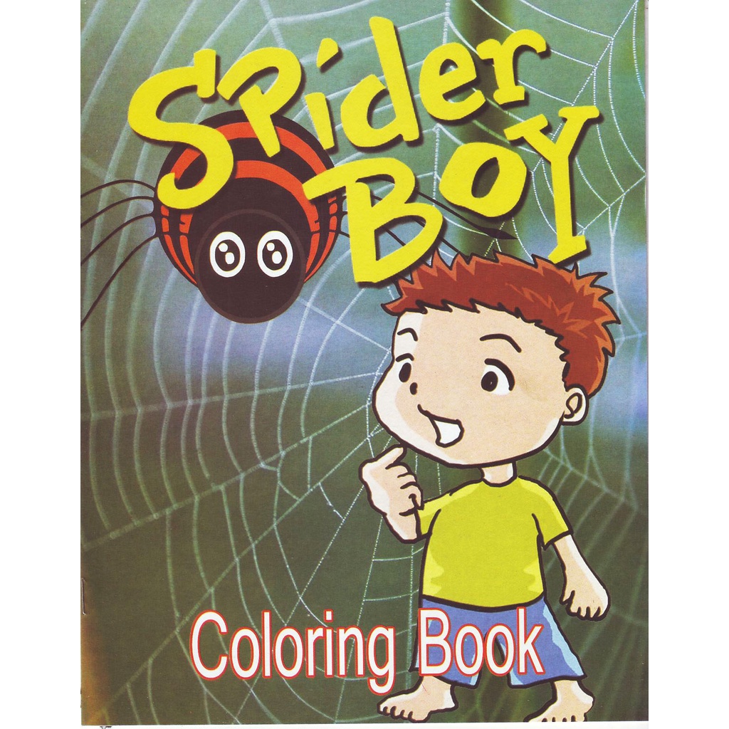 Story Book / Coloring Book English Tagalog ( Spider Boy ) | Shopee ...