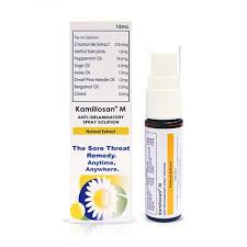 Kamillosan M Throat Spray Solution, Anti-inflammatory , 15ml, 1 bottle ...