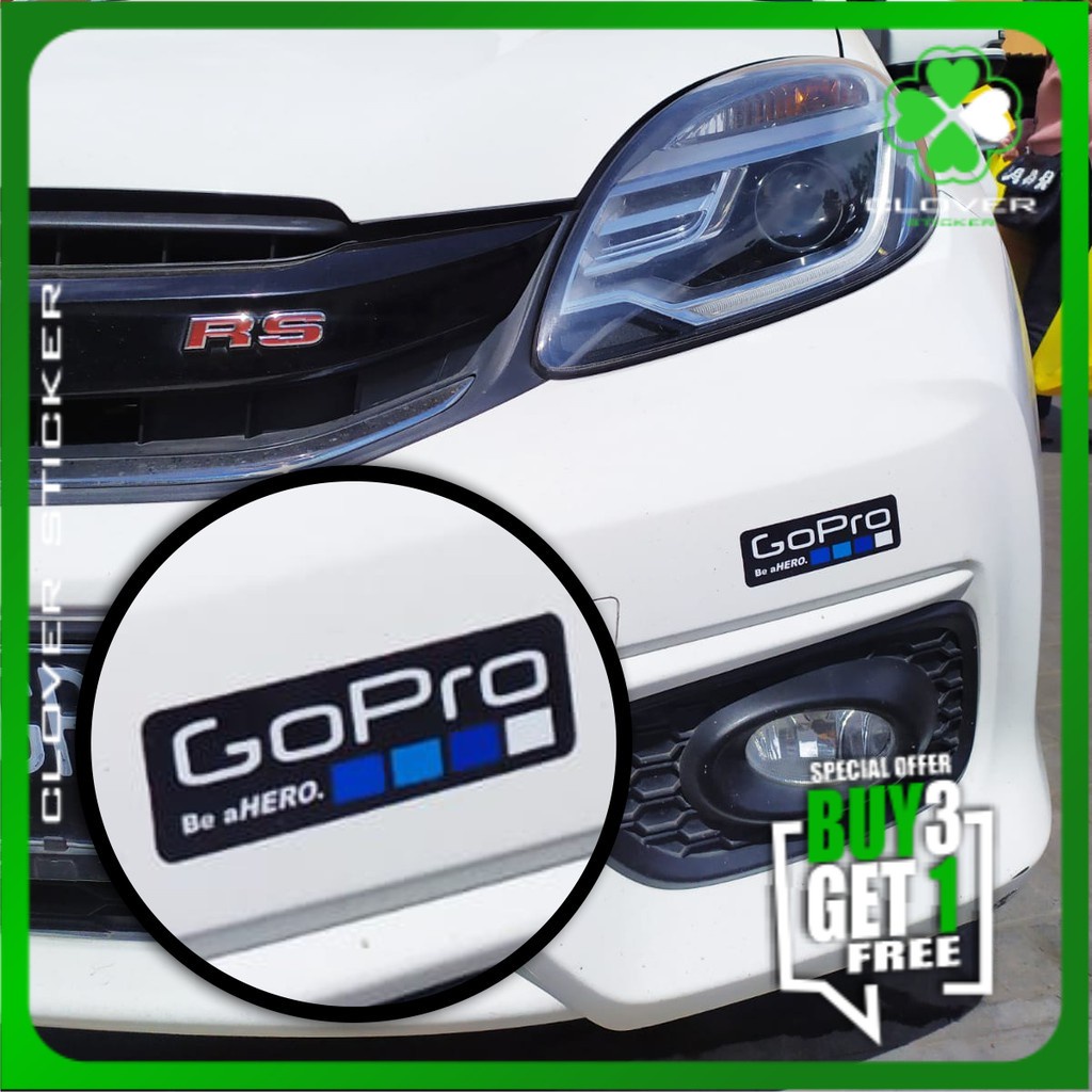 Gopro STICKERS UNIT CUTTING STICKERS OUTDOOR WATERPROOF STICKERS CAR ...