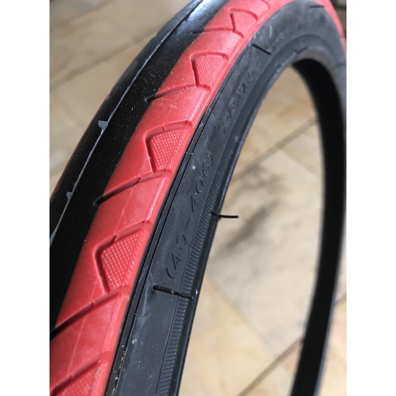 Kentcycle by CST BMX Tire 20 X 1.50 Red/Black 2 Tone (Each) | Shopee Philippines