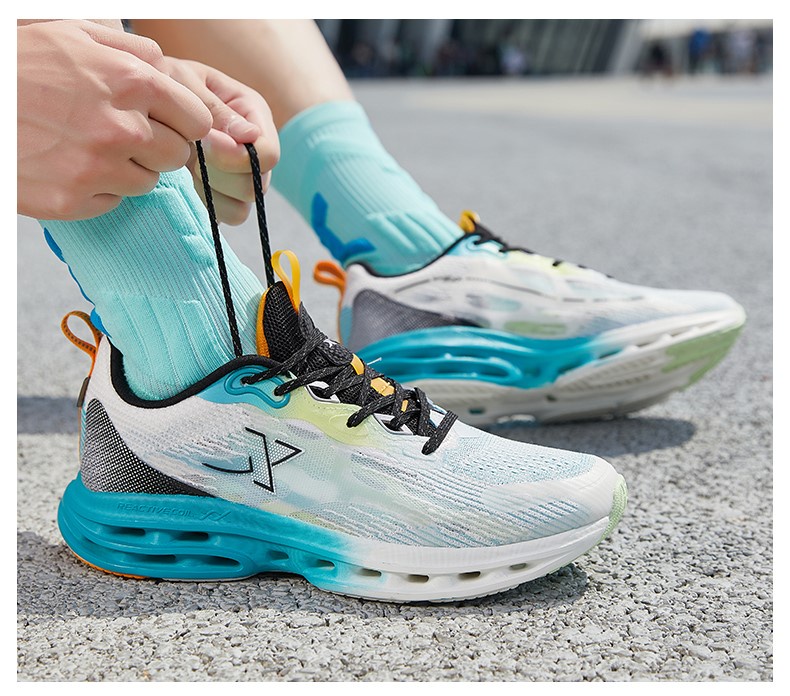 XTEP Reactive Coil 9 Men Running Shoes Shock Absorption Rebound And Non ...