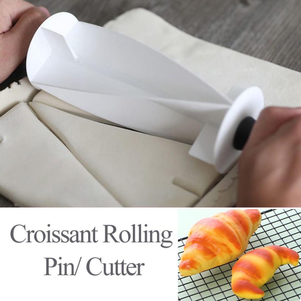 Croissant triangle rolling pin hot dog buns cutting tool pastry dough ...