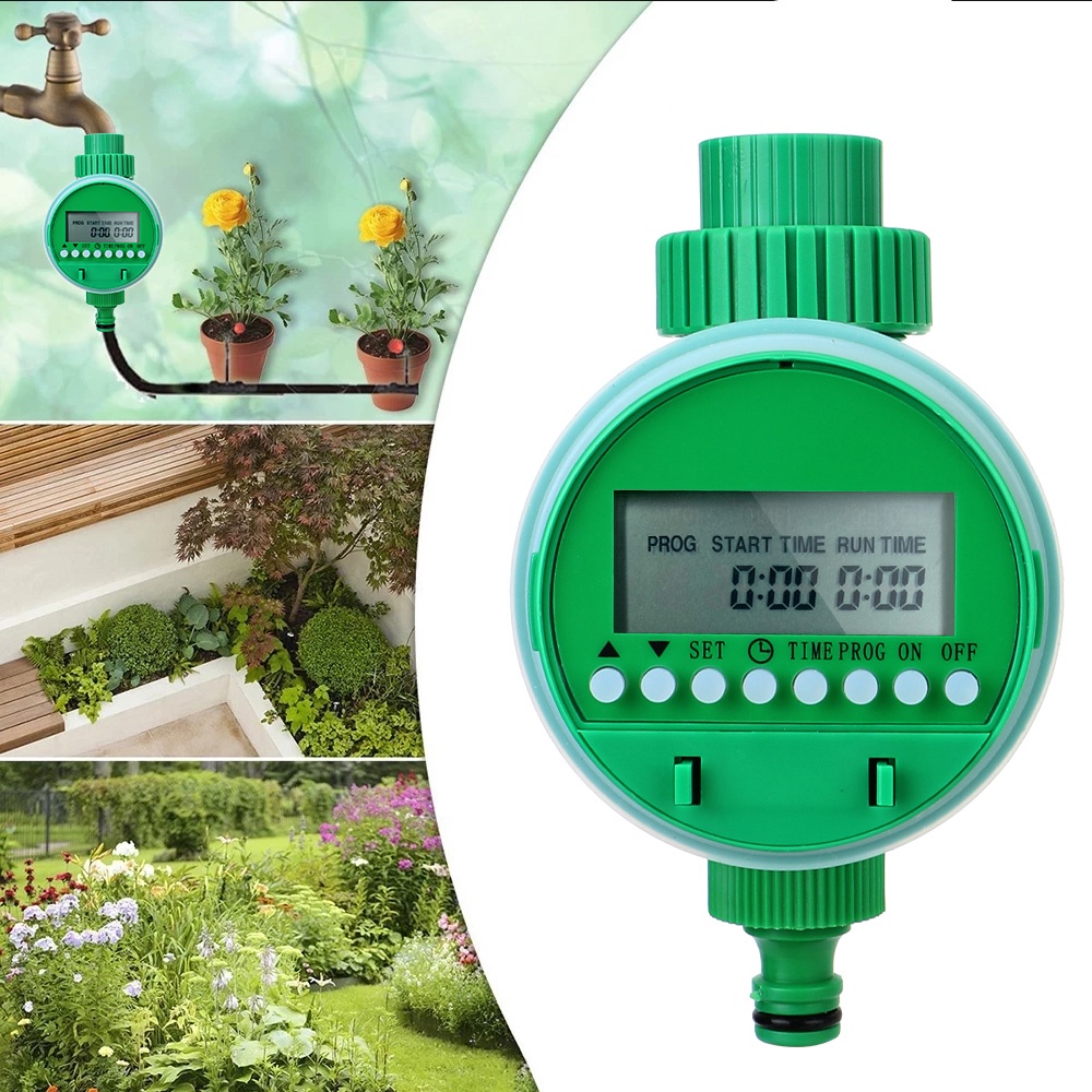 Lcd Display Automatic Irrigation Controller Electronic Garden Watering ...