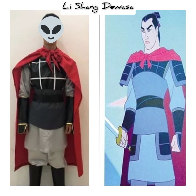 General Li Shang Adult/Cosplay General Li Shang Adult/Disney Movie ...