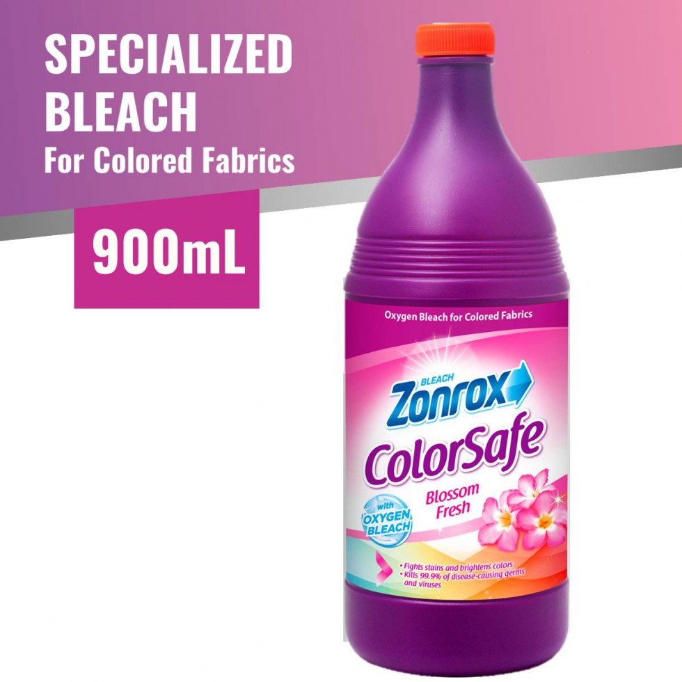 Zonrox Bleach Color Safe Blossom Fresh With Oxygen Bleach 900ml ...