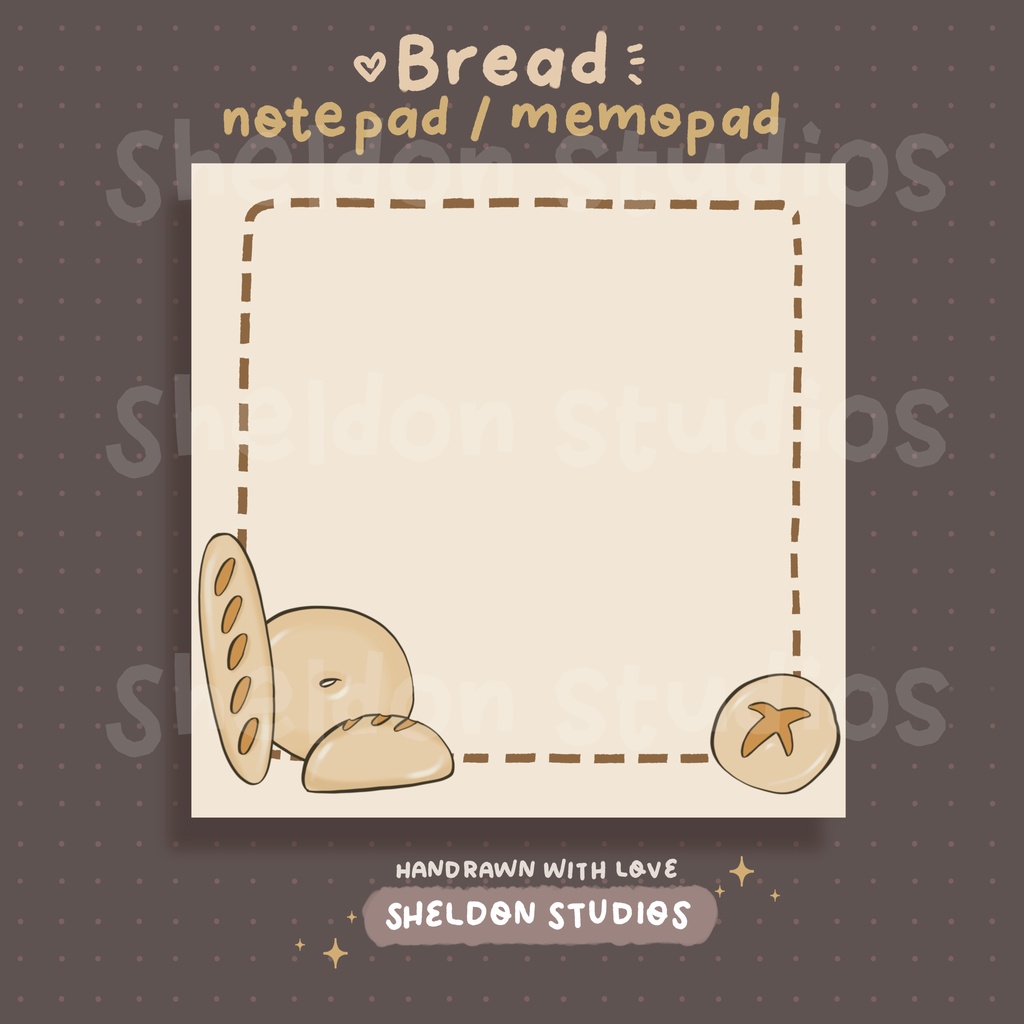 BREAD & BAKER cute notepad / memopad | Shopee Philippines
