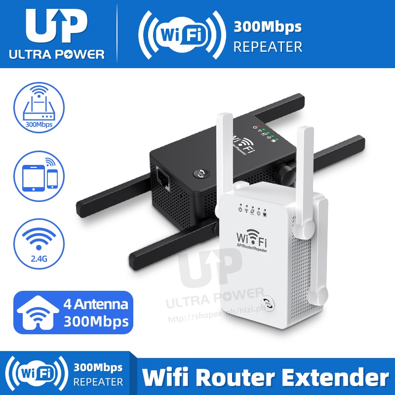 4 Antenna 2.4GHz 300Mbps High Speed Wifi Repeater / Router / AP / Wifi ...