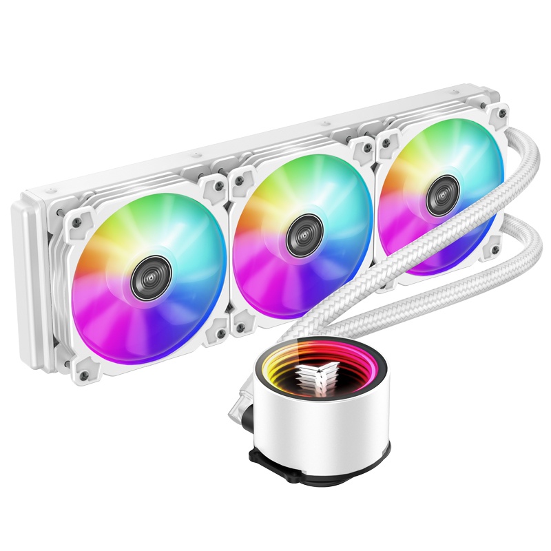 JONSBO SHADOW TW4-360 ARGB White Desktop Computer CPU Integrated Water ...