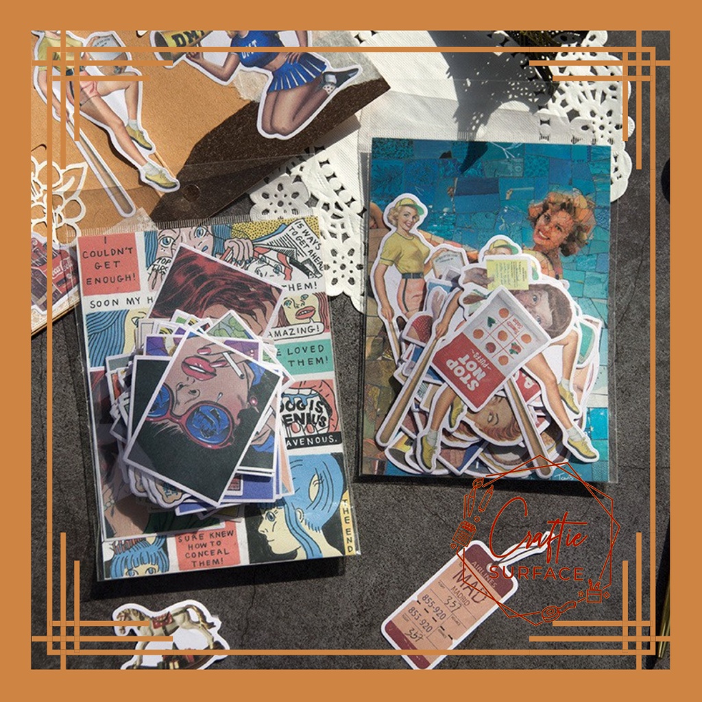 60pcs/pack Retro 80s sticker pack | Shopee Philippines