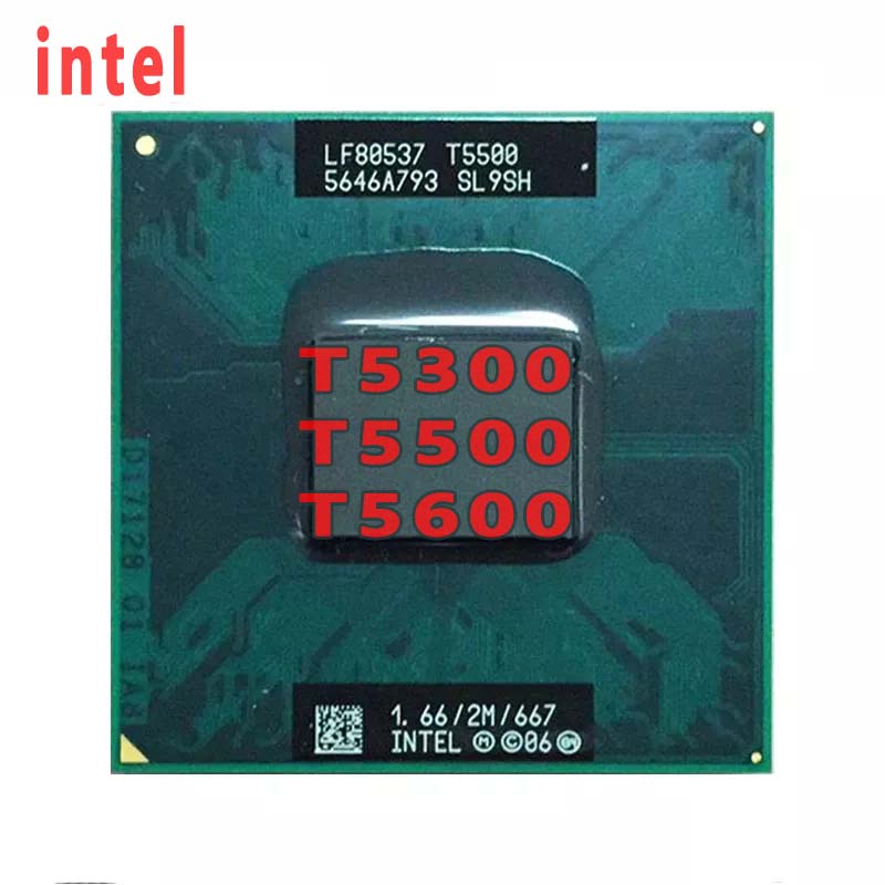 Intel Core 2 Duo T5300 T5500 T5600 Notebook CPU Support 943 Chipset ...