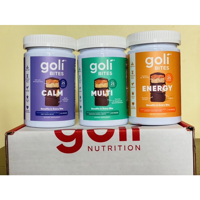 Goli Multivitamin Bites Calm Multi Energy 30 pieces | Shopee Philippines