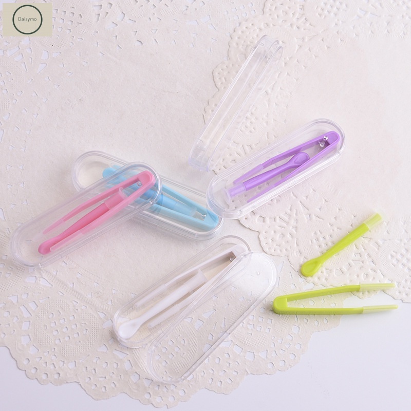Portable Contact Lens Applicator Inserter Tool Kit Tweezers Mint ...