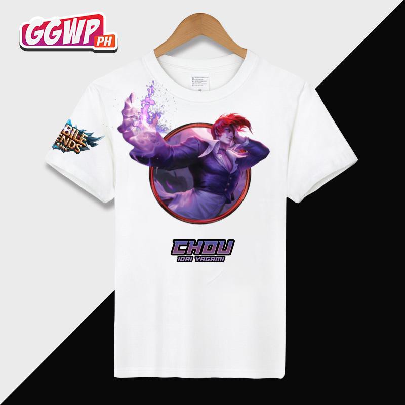 GGWP - Mobile Legends White Dry-Fit Tshirt - (Chou) | Shopee Philippines