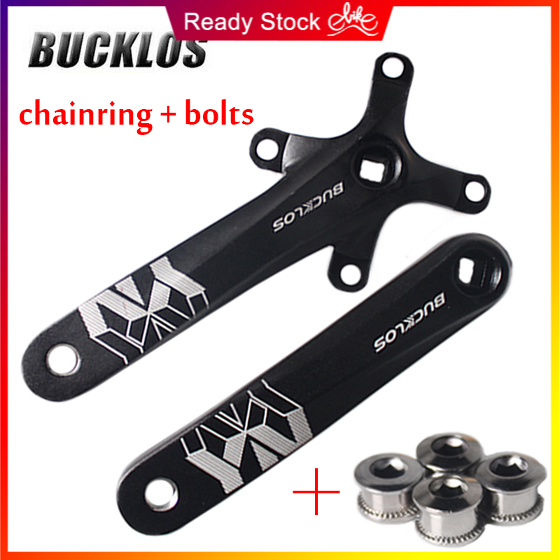 BUCKLOS 104BCD Crankset MTB 170mm Bike Crank Aluminum Alloy Single ...