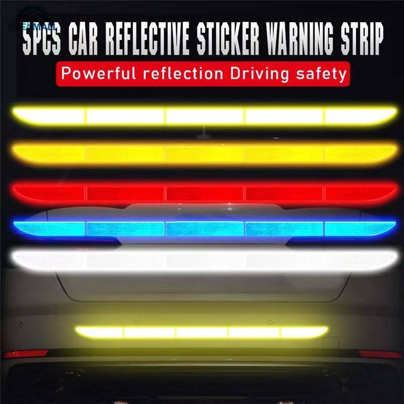 Reflective car trunk decoration shiny warning stickers reflective ...