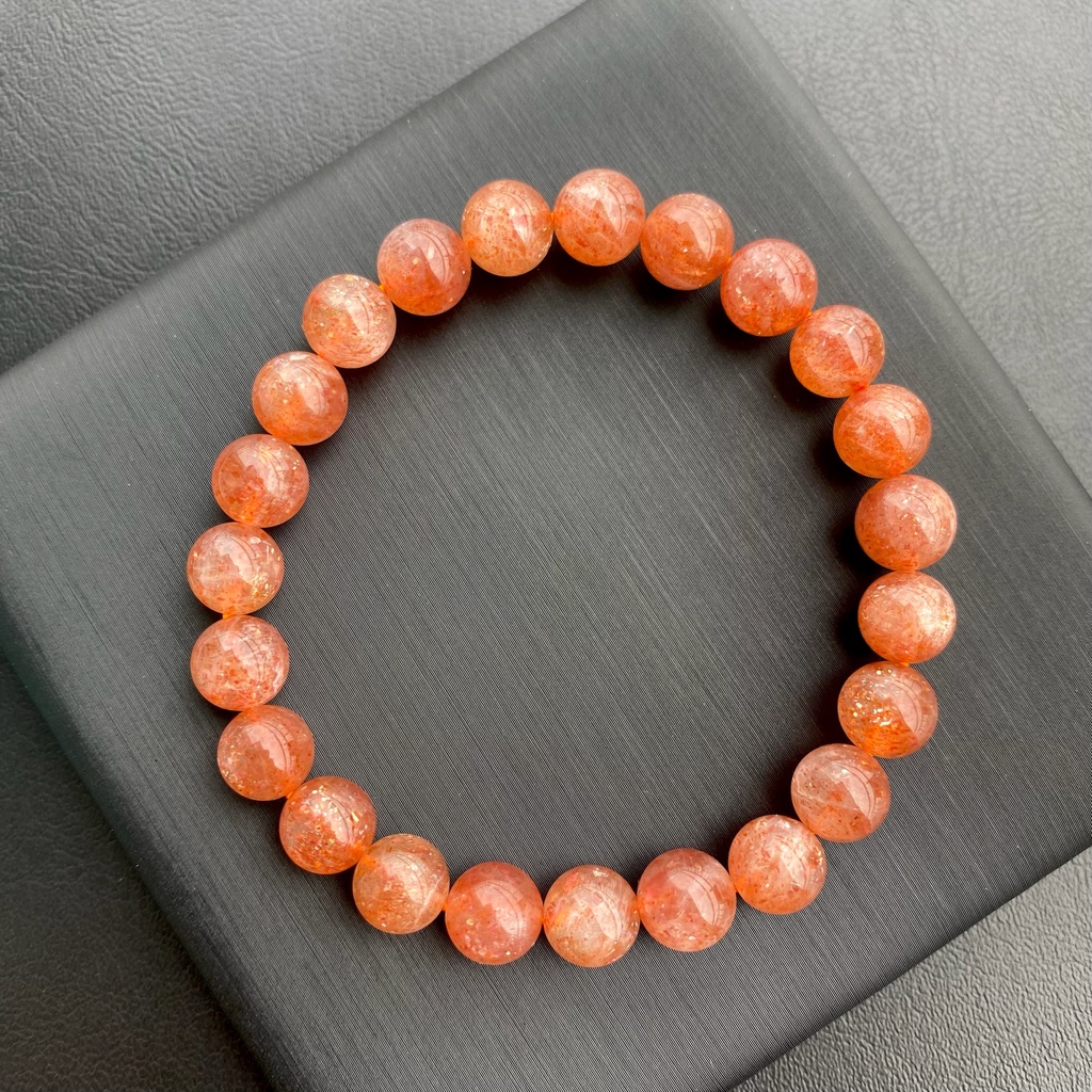 Premium Grade Genuine Stone Bangle Sunstone (Sunstone) 6mm And 8mm ...