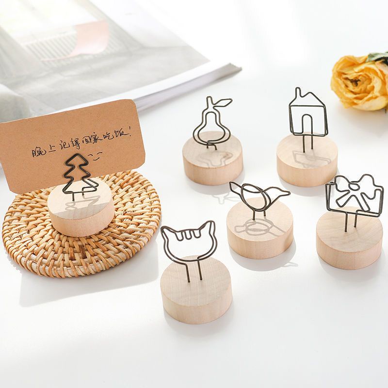 Clip Creative Ornaments Log Note Vertical Simple Cute Photo Message ...