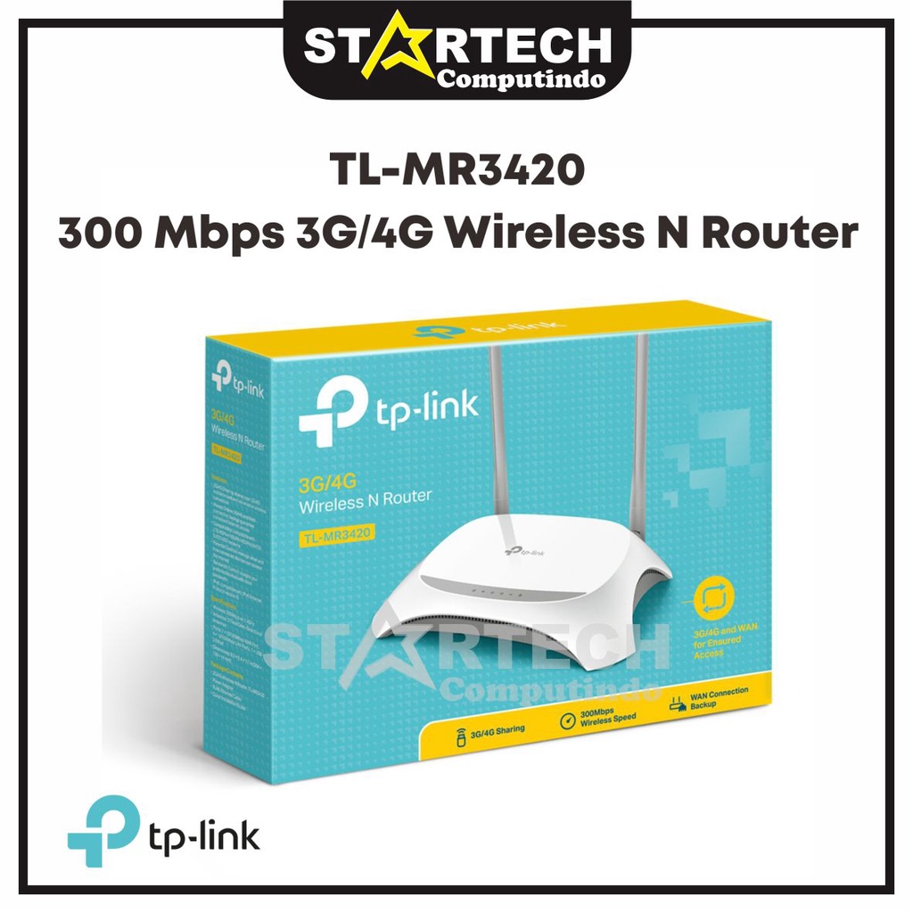 Tp-link TL-MR3420 300Mbps Wireless N Router 3G/4G Wireless N Router ...