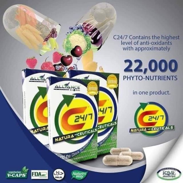 Original C24/7 Natura-Ceuticals 30 Capsule [ August 2026 Exp] | Shopee ...