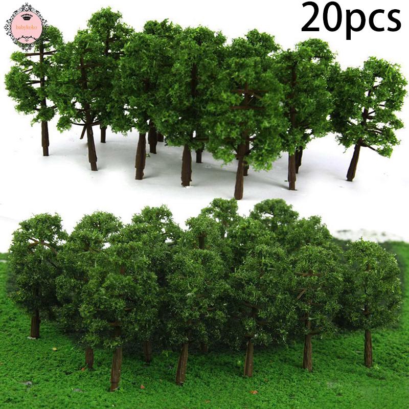 Model Trees Diorama Landscape Layout Scale Garden Miniature Plastic ...