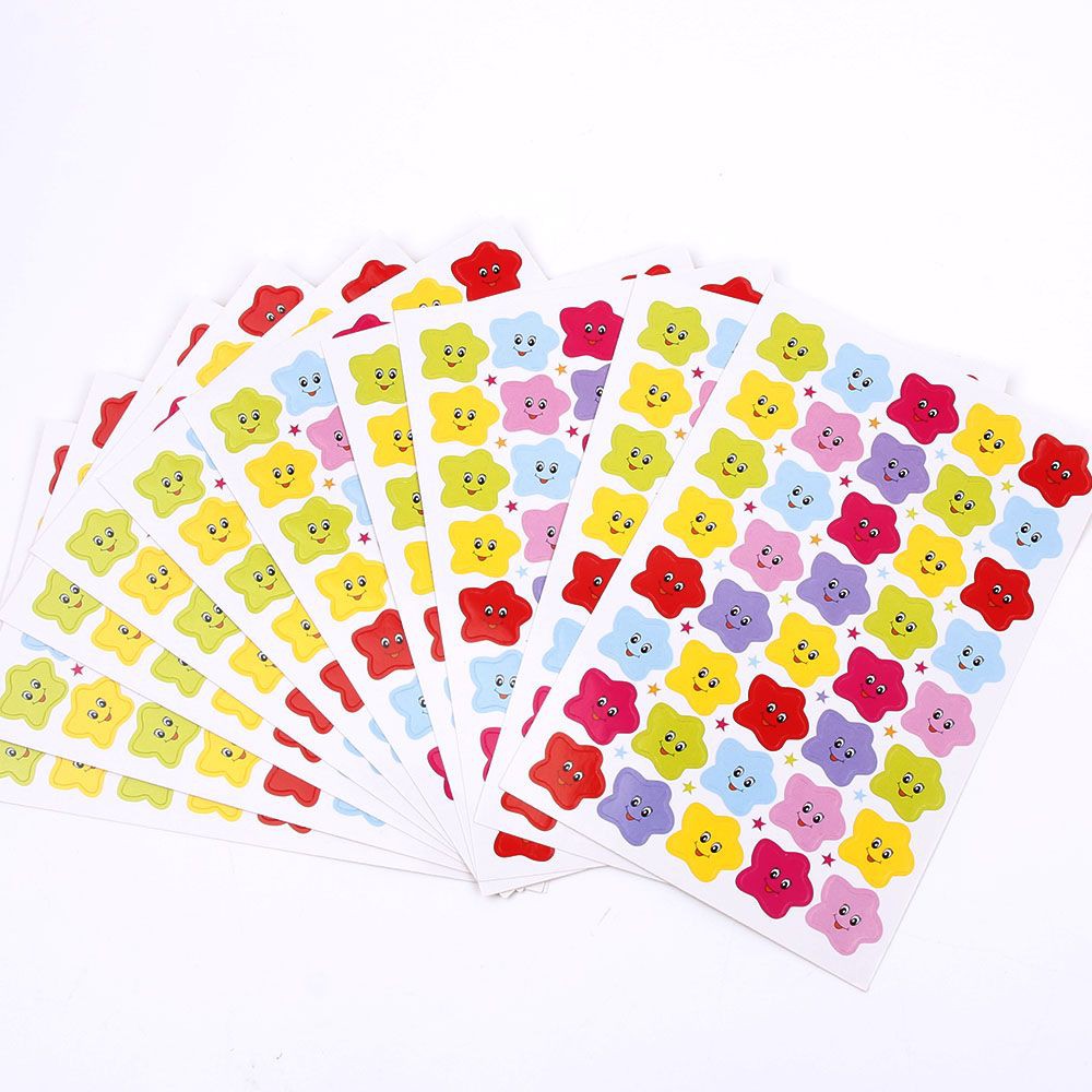 400PCS Smile Stars Decal School Children Kids Teacher Label Reward ...