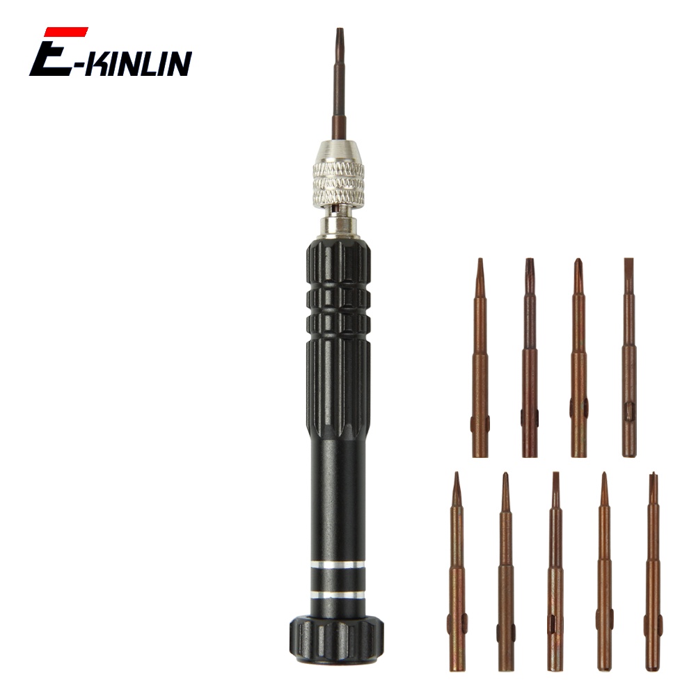 E-Kinlin Magnetic Precision Slotted Screwdriver Bit Mobile Phone ...