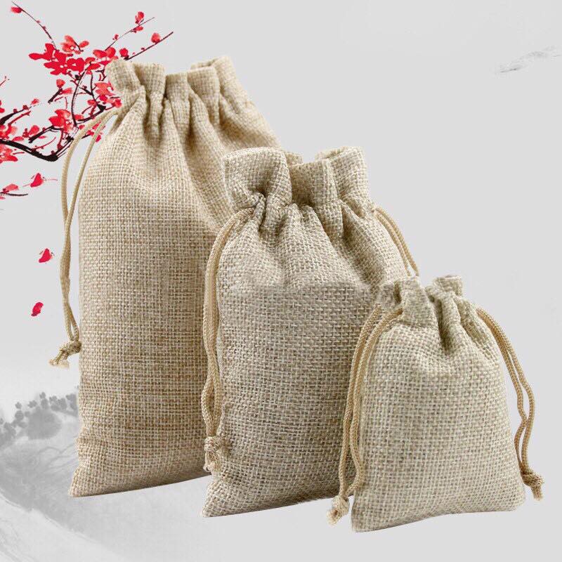 BURLAP POUCH JUTE POUCH DRAWSTRING 100% brand new and high quality ...