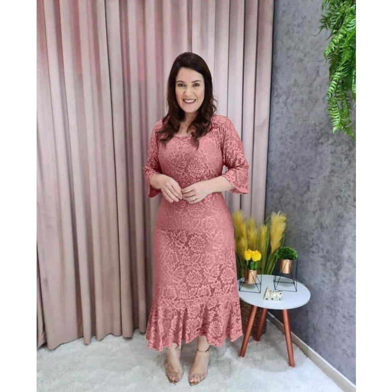 W.A Fashion casual formal elegant lace dress for women | Shopee Philippines