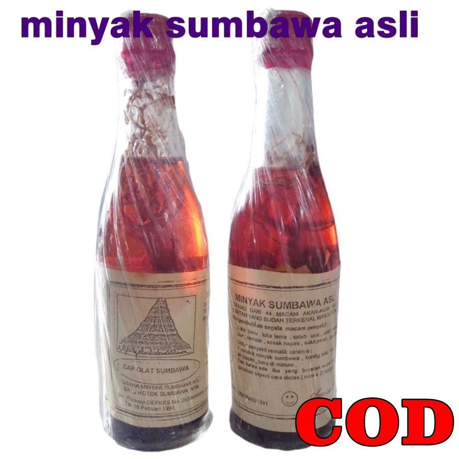 Sumbawa Cap Oil Sumbawa Original Sumbawa Oil 150 ML Original Manjur ...