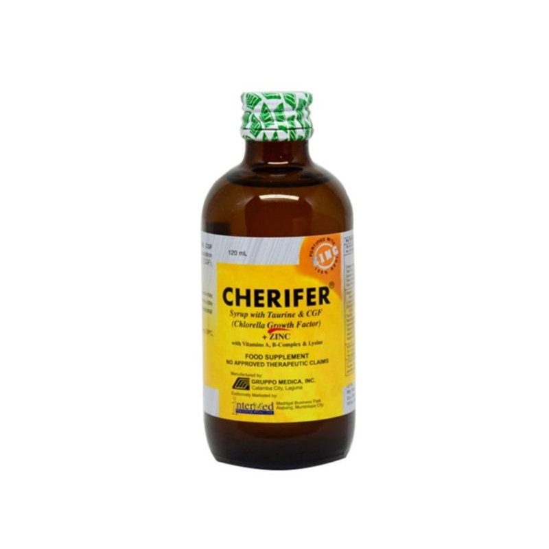 Cherifer With Zinc Syrup 120ml Shopee Philippines