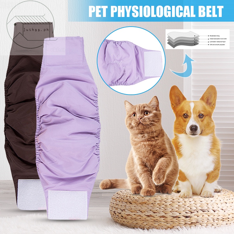 Reusable Male Pet Dog Diaper Physiological Pants Breathable Waterproof ...