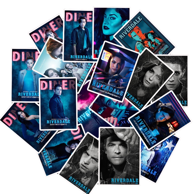 25pcs Riverdale Poster Stickers for Tumbler Laptop Phone Case Notebook ...