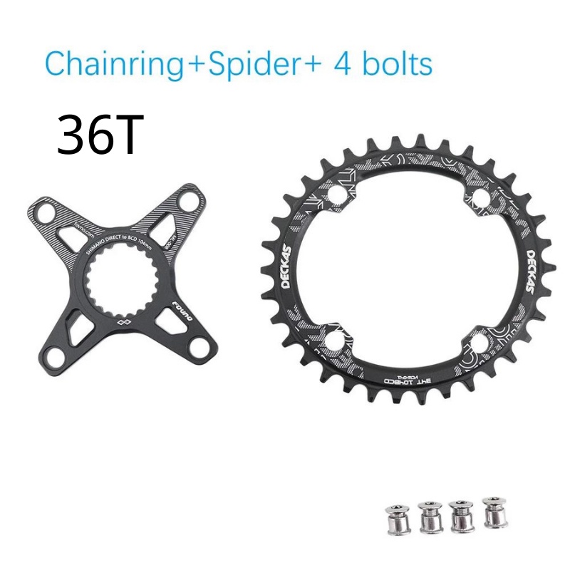 Deckas Chainring Oval for Shimano Direct Mount Spider adapter 12 speed M6100 M9100 M9120 M8100 ...