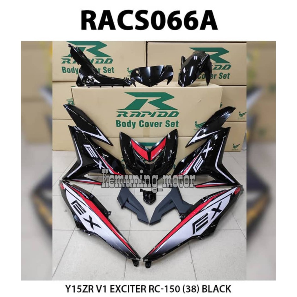 Rapido Yamaha Y15ZR V.1 & V.2 EXCITER RC-150 (38) Cover Set (Sticker Tanam) V1/V2 | Shopee ...