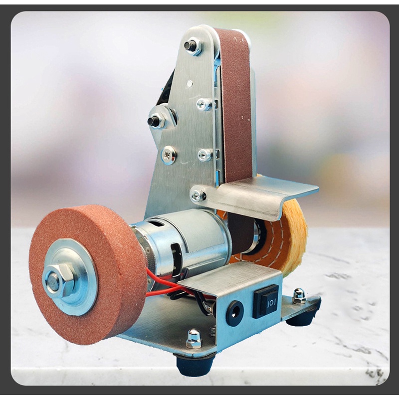 Dtool 110V-220V Multifunctional Desktop Vertical Miniature Mini Electric Belt Machine DIY ...