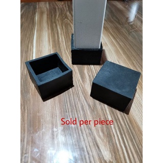 2x2 inches (50mm x 50mm) SQUARE OUTER HEAVY DUTY Rubber Footings ...