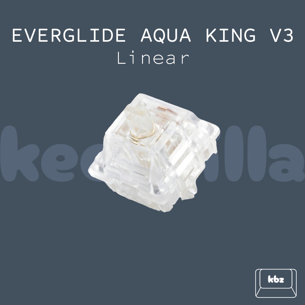 Everglide Aqua King v3 Water King v3 Linear Switch Mechanical Keyboard Switch 5 pin 10 pcs ...