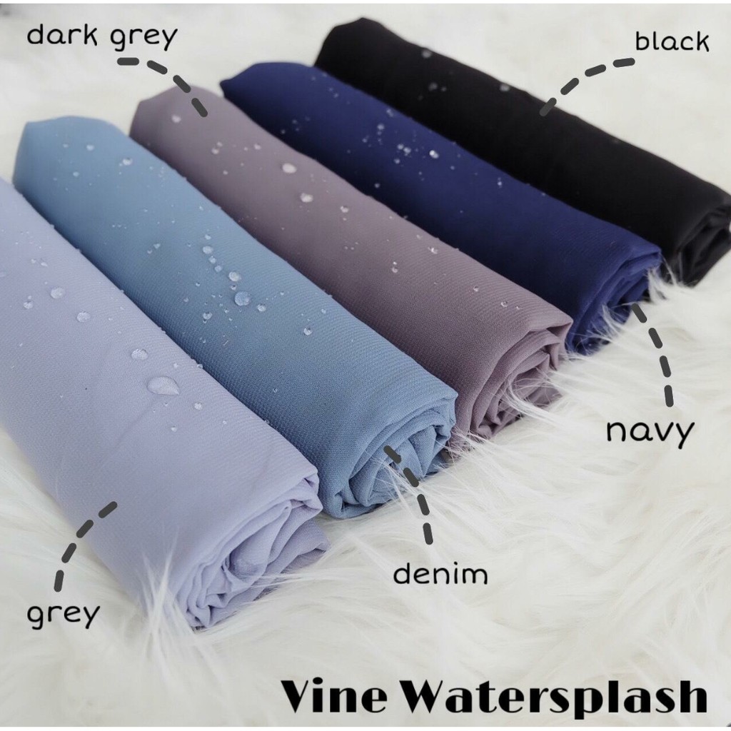 Velisa RAYA_ Hijab Hijab Quadrilateral Vine Watersplash (Wholesale ...