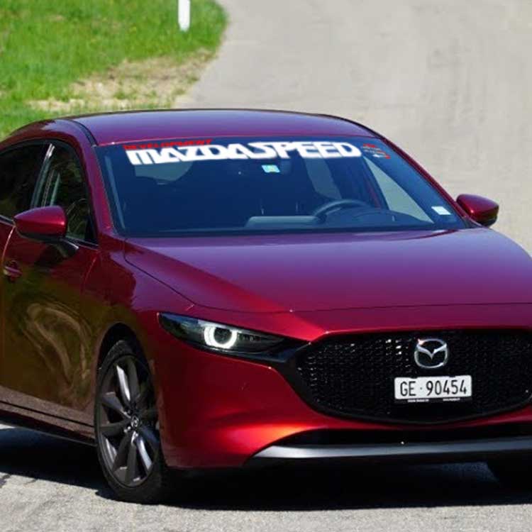 MAZDA Windsheild Decals MAZDASPEED Cutout Sticker | Shopee Philippines