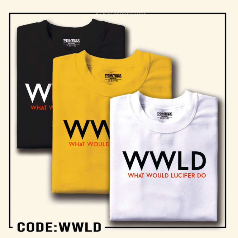 Lucifer Morningstar : WWLD (What Would Lucifer Do) Unisex Statement ...