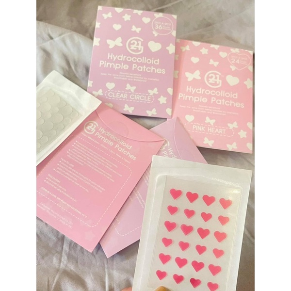 G21’s Hydrocolloid Pimple Patches Pink ,Pimple Patch Clear | Shopee ...