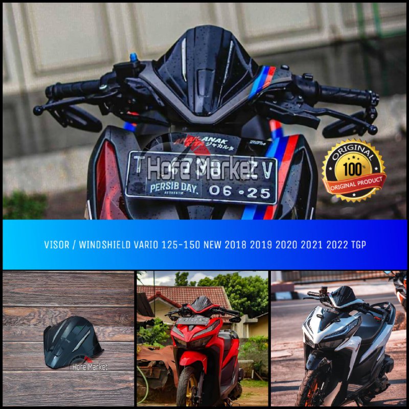 Visor VARIO NEW 125 150 2018 2019 2020 2021 2022 WINDSHIELD VARIO TGP ...