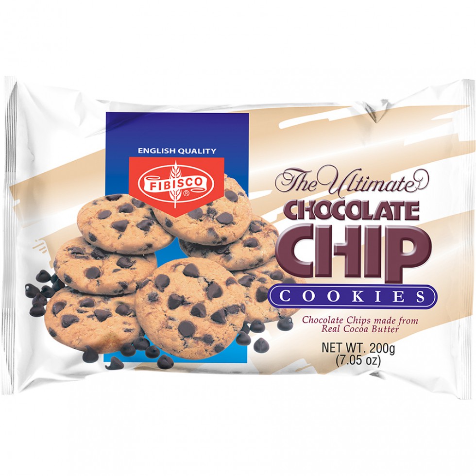 Fibisco Chocolate Chip Cookies 200g | Shopee Philippines