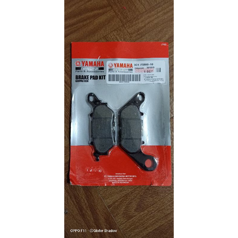 R15 V3/R15 V4/MT15/XSR155 GENUINE FRONT BRAKE PAD | Shopee Philippines