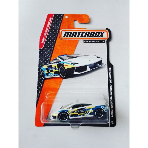 Matchbox Lamborghini Gallardo LP560-4 Police | Shopee Philippines