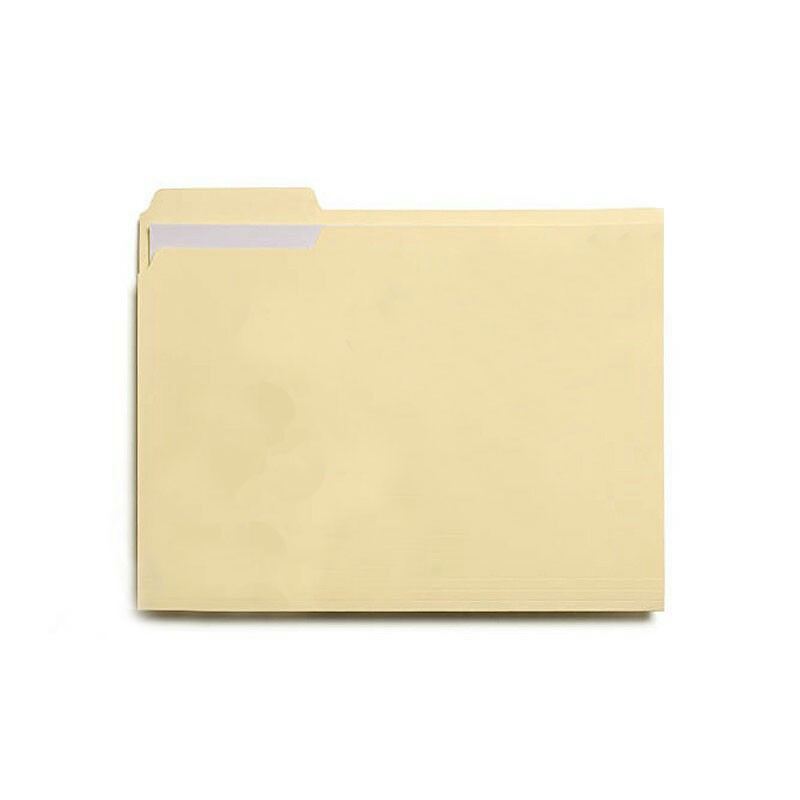 US TAG FOLDER YELLOWISH PRE-PUNCHED | Shopee Philippines