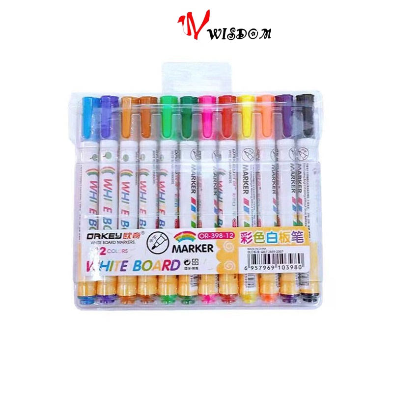 WISDOM OR-398-12 color whiteboard marker SCHOOL SUPPLIES/Giveaways ...