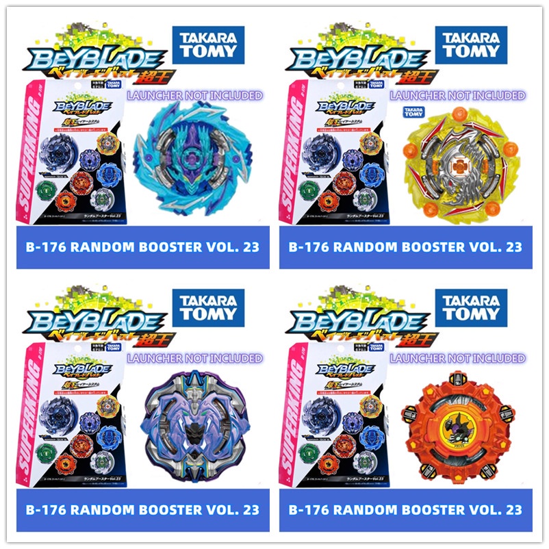 GENUINE TAKATRA TOMY BEYBLADE BURST B-176 RANDOM BOOSTER VOL.23 01-07 ...