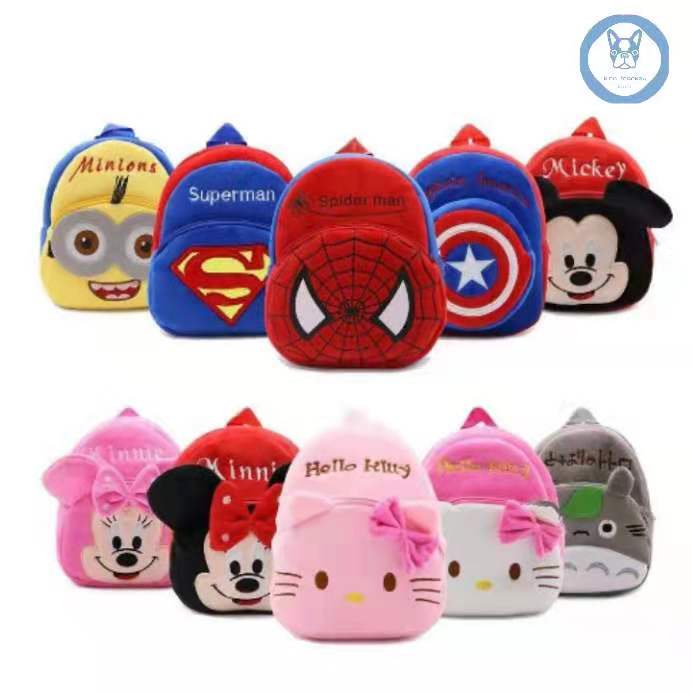 KM cartoon Character Bag Pack Cute Kid School Toy Cartoon Kids Backpack ...